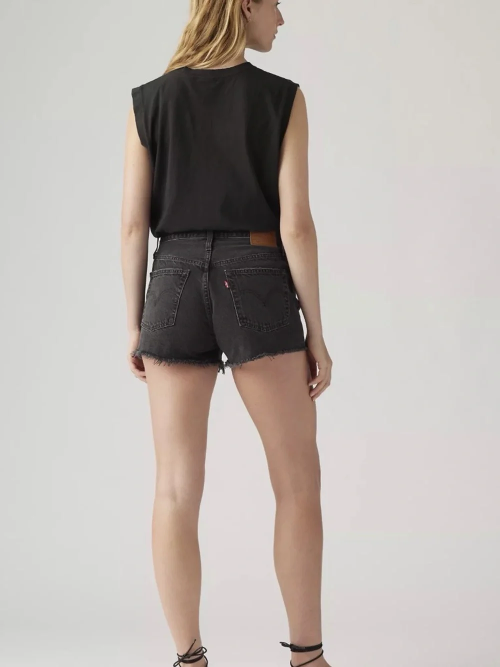 Levi's | Shorts | Levis 5 High Rise Shorts Black | Poshmark